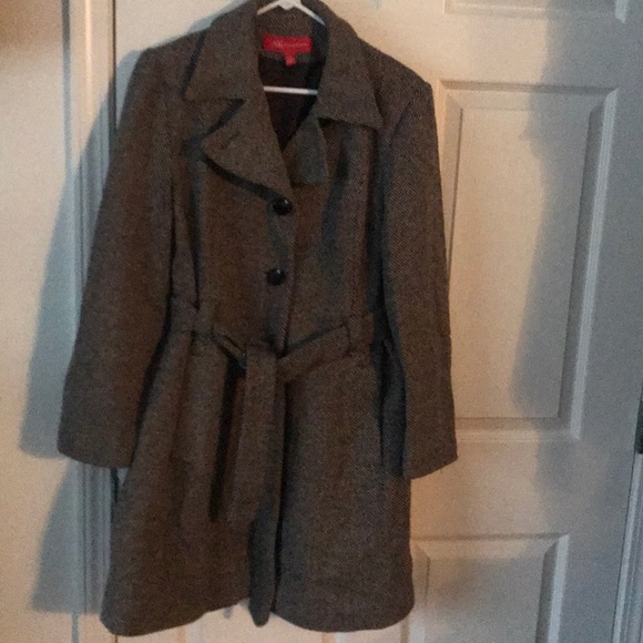 Anne Klein | Jackets & Coats | Ak Anne Klein Tweed Winter Coat | Poshmark